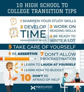 10 High School To College Transition Tips | Prep Expert