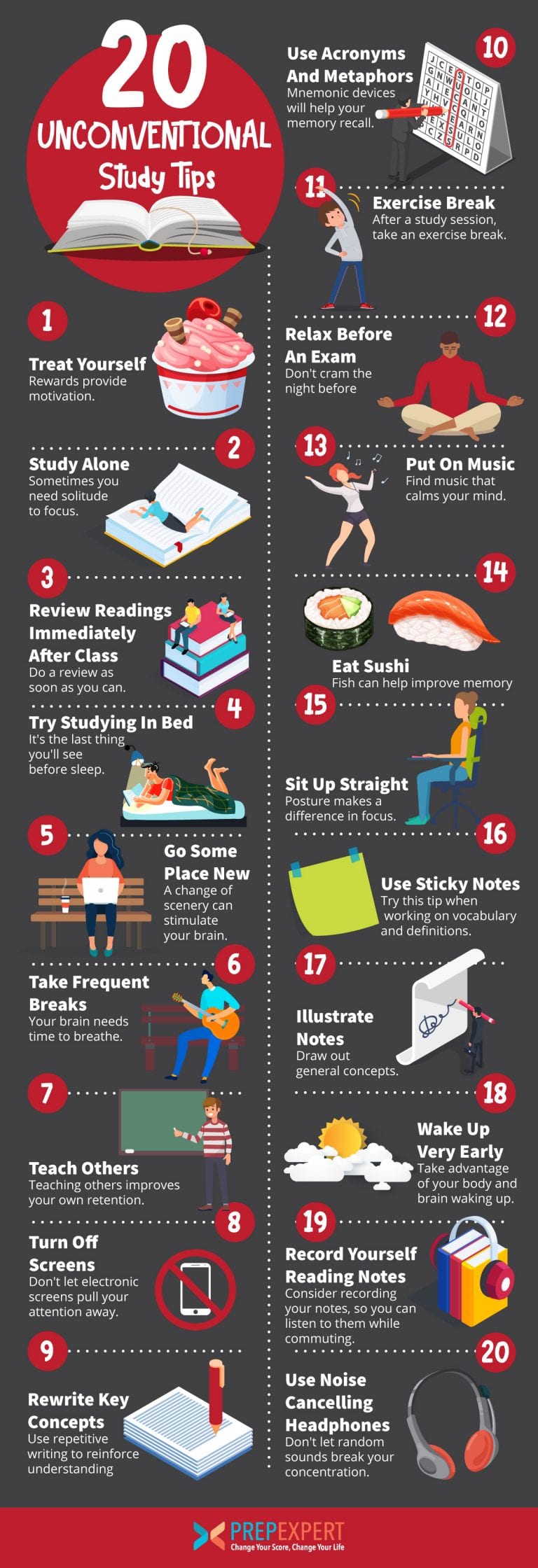 20 Unconventional Study Tips | Prep Expert